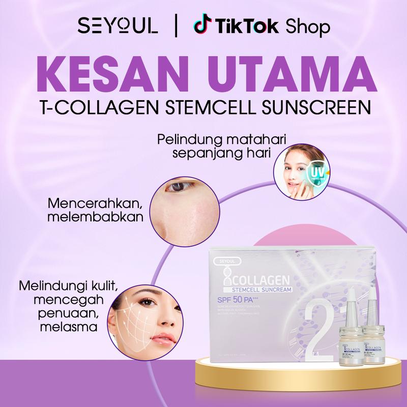 SEYOUL T-Collagen Sunscreen SPF 50+ PA++++ – Seyoul - Malaysia